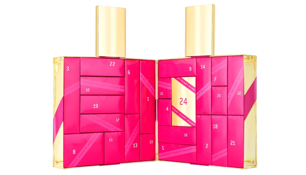Verpack transforms Nuxe’s Huile Prodigieuse into an iconic advent ...